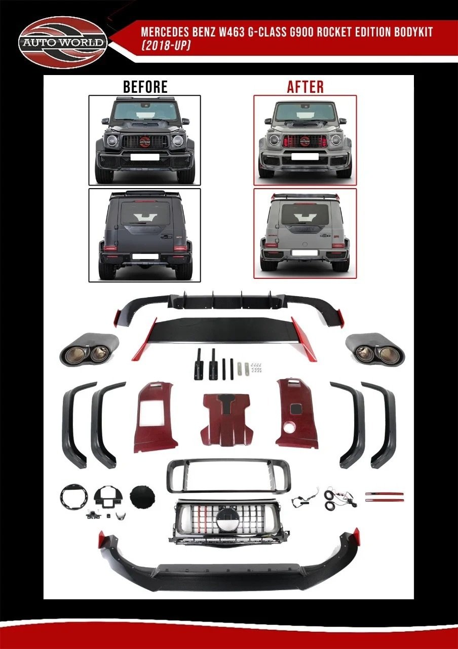 MERCEDES-BENZ W463 G-CLASS G900 ROCKET EDITION BODY KIT (2018+) – Auto ...