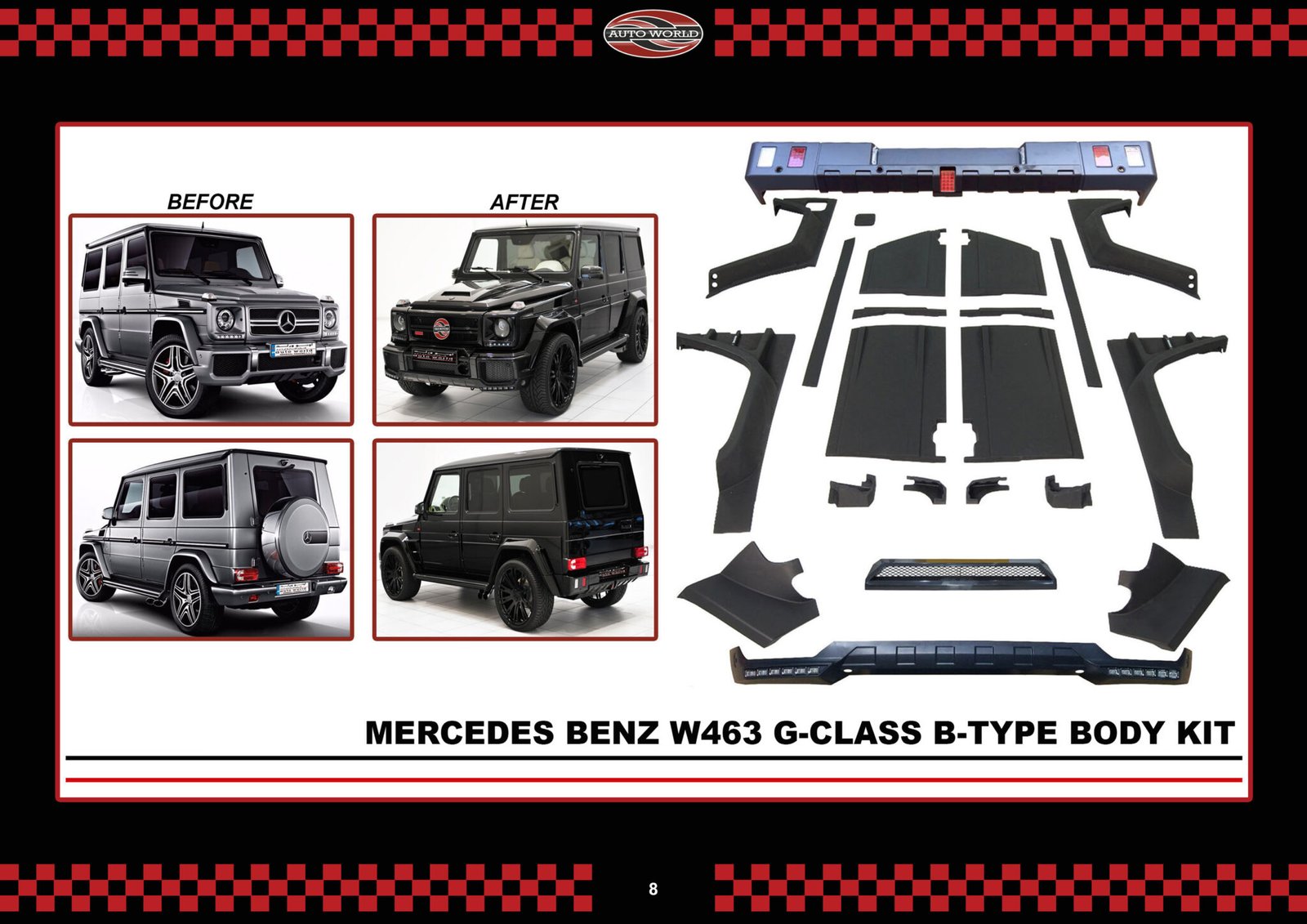 MERCEDES-BENZ W463 G-CLASS B-TYPE BODY KIT – Auto World