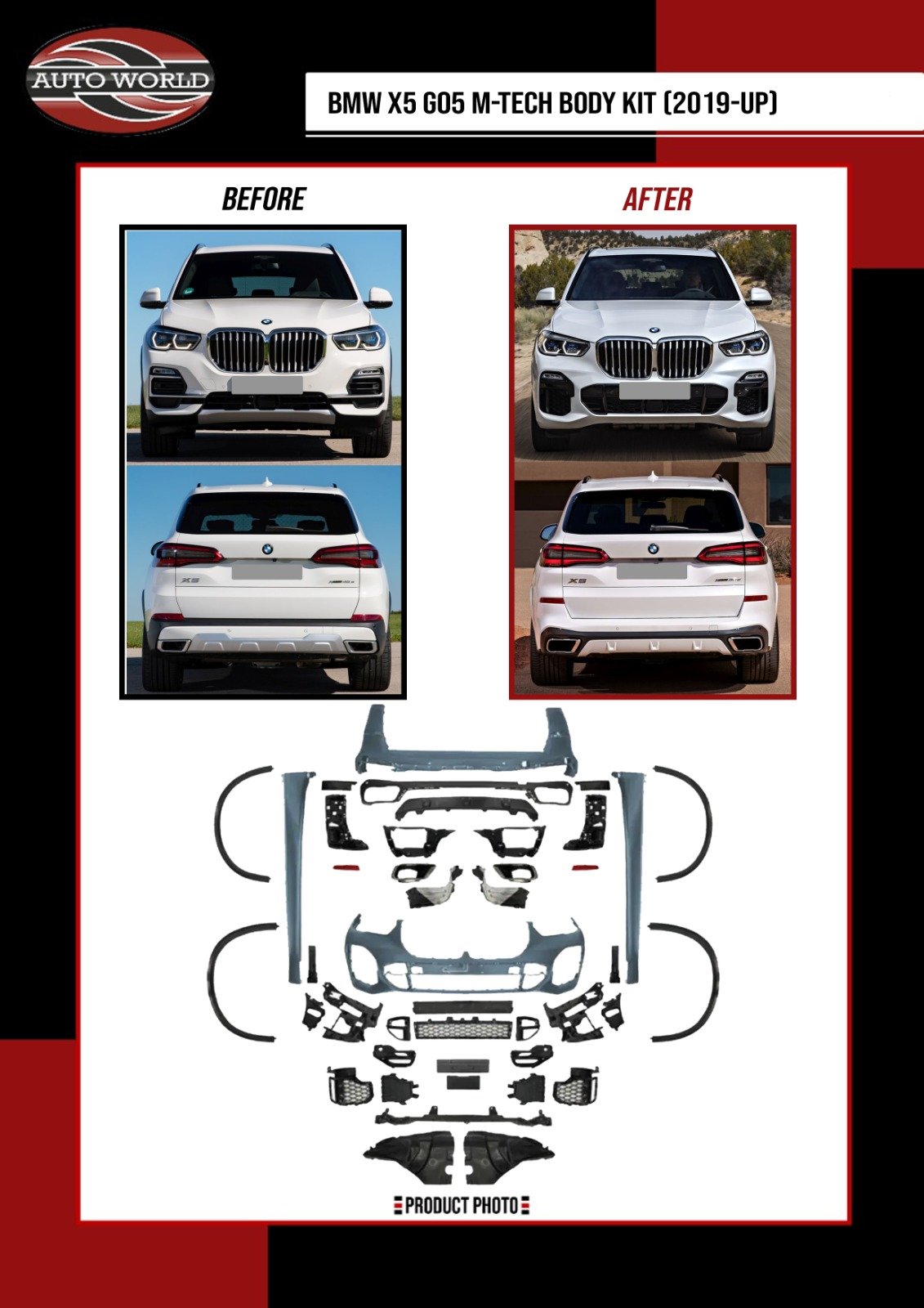 BMW X5 G05 M-TECH BODY KIT (2019-2023) – Auto World