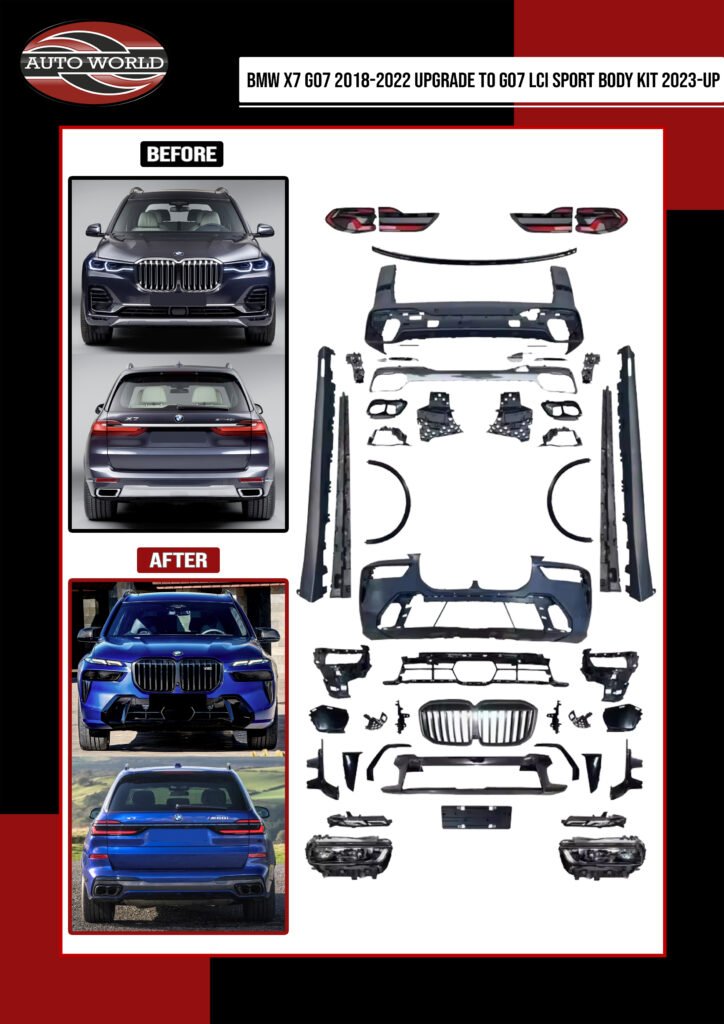 BMW X7 G07 UPGRADE TO G07 LCI SPORT BODY KIT – Auto World
