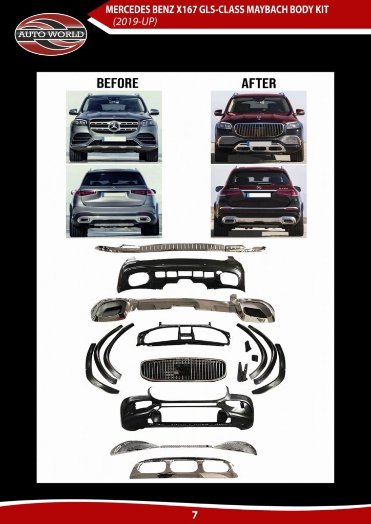 MERCEDES-BENZ X167 GLS-CLASS MAYBACH BODY KIT (2019+) – Auto World