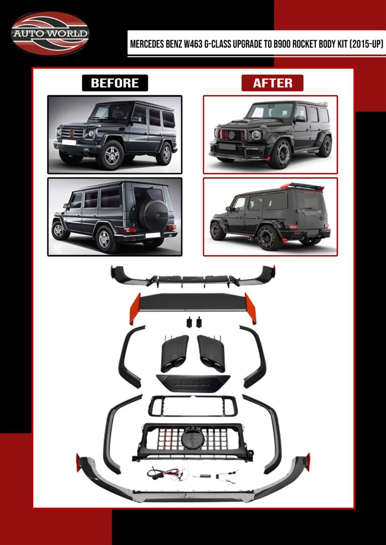 MERCEDES-BENZ W463 G-CLASS UPGRADE TO B900 ROCKET BODY KIT (2015 ...