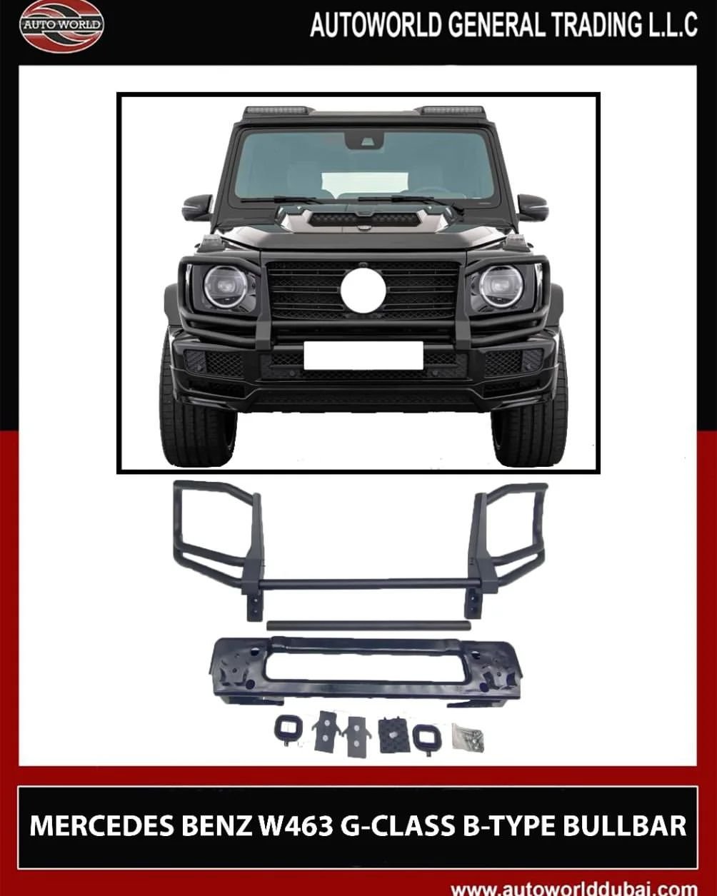 MERCEDES-BENZ W463 G-CLASS B-TYPE BULLBAR – Auto World
