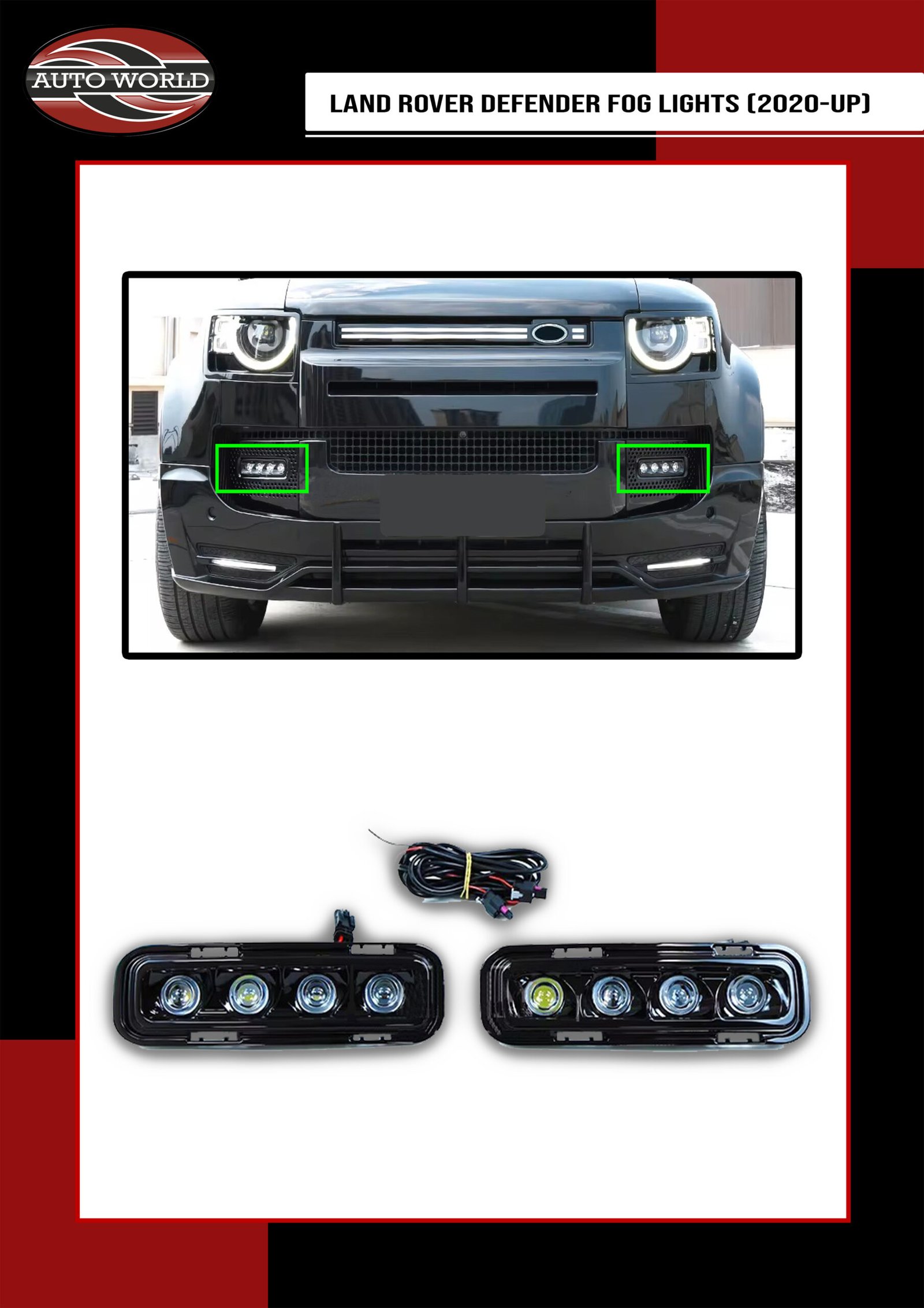 LAND ROVER DEFENDER FOG LIGHTS (2020+) – Auto World