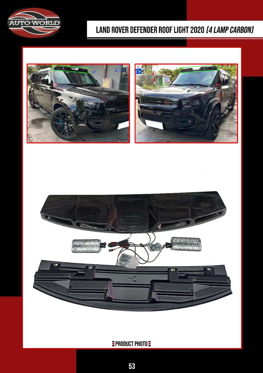 LAND ROVER DEFENDER ROOF LIGHT (2020+) – Auto World