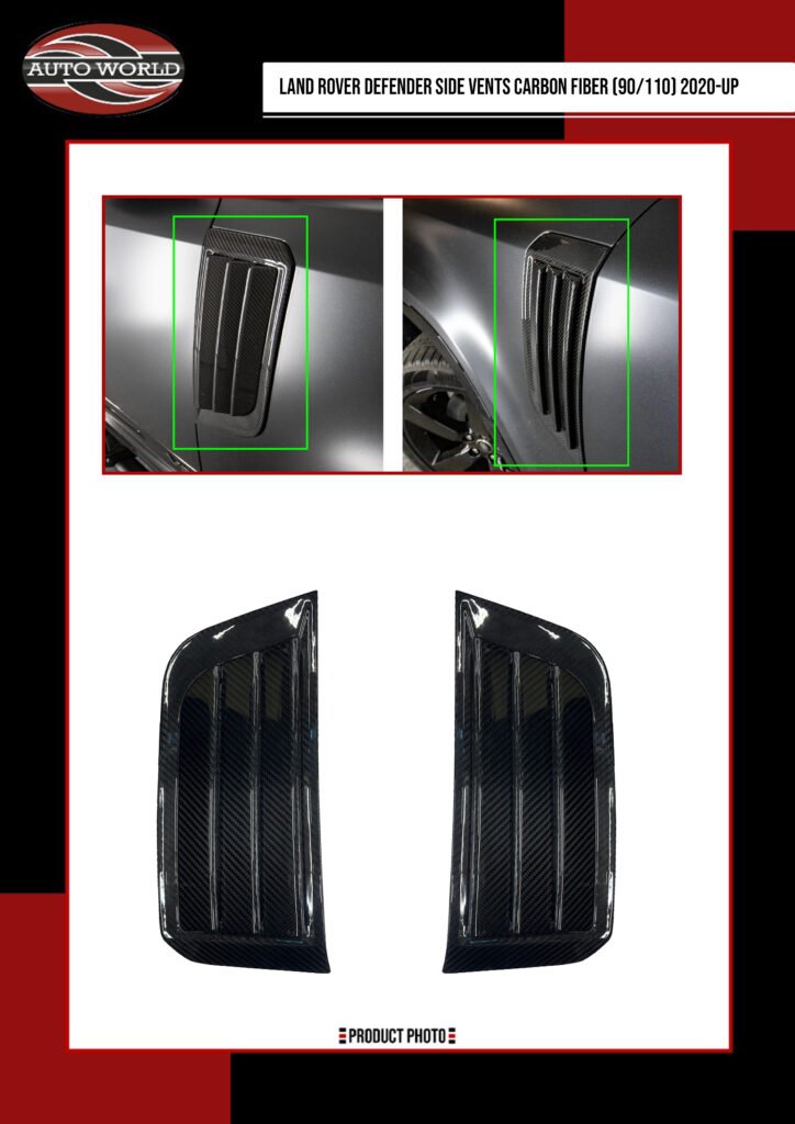 LAND ROVER DEFENDER SIDE VENTS (90/110) (2020+) – Auto World