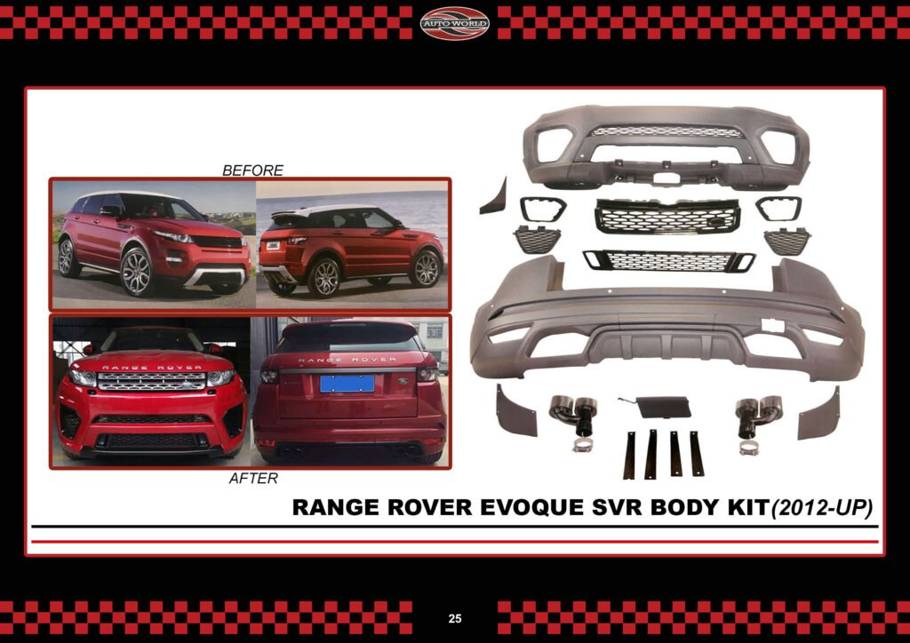 RANGE ROVER EVOQUE SVR BODY KIT (2012+) – Auto World