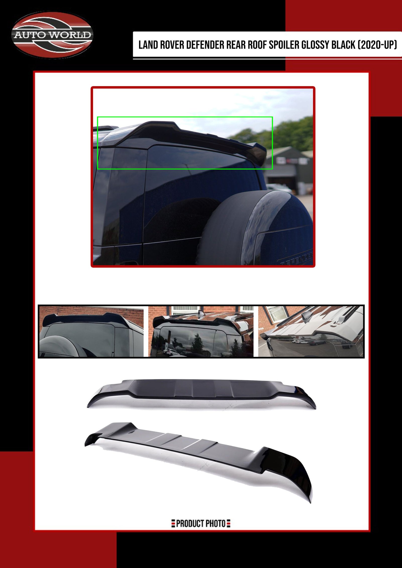 LAND ROVER DEFENDER REAR ROOF SPOILER (2020+) – Auto World