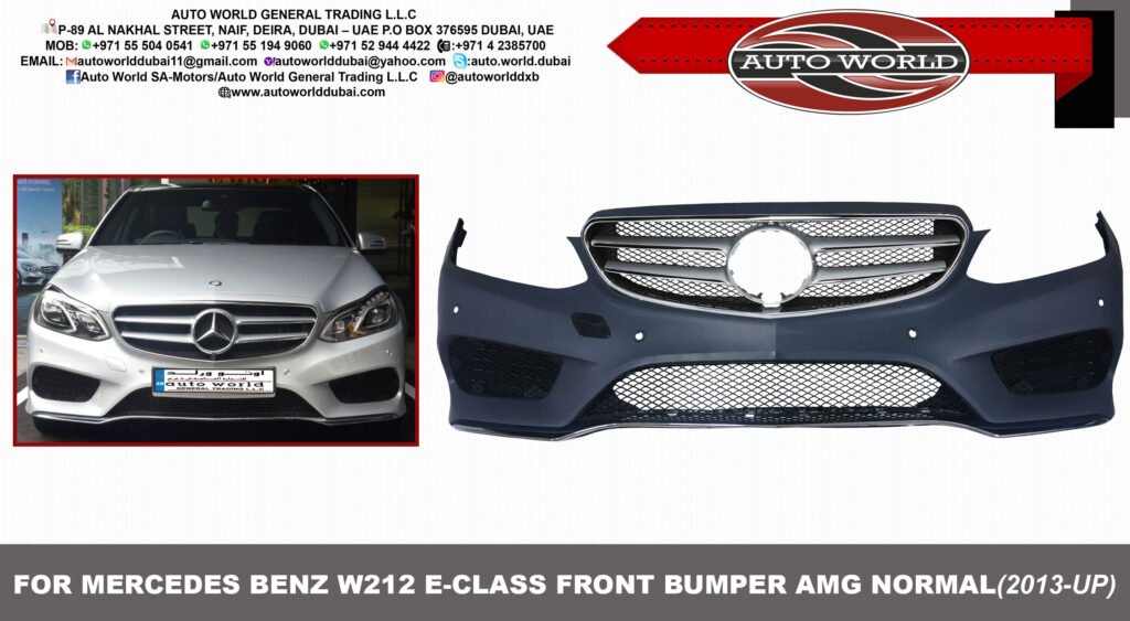 MERCEDES-BENZ E-CLASS W212 FRONT BUMPER (2013+) – Auto World