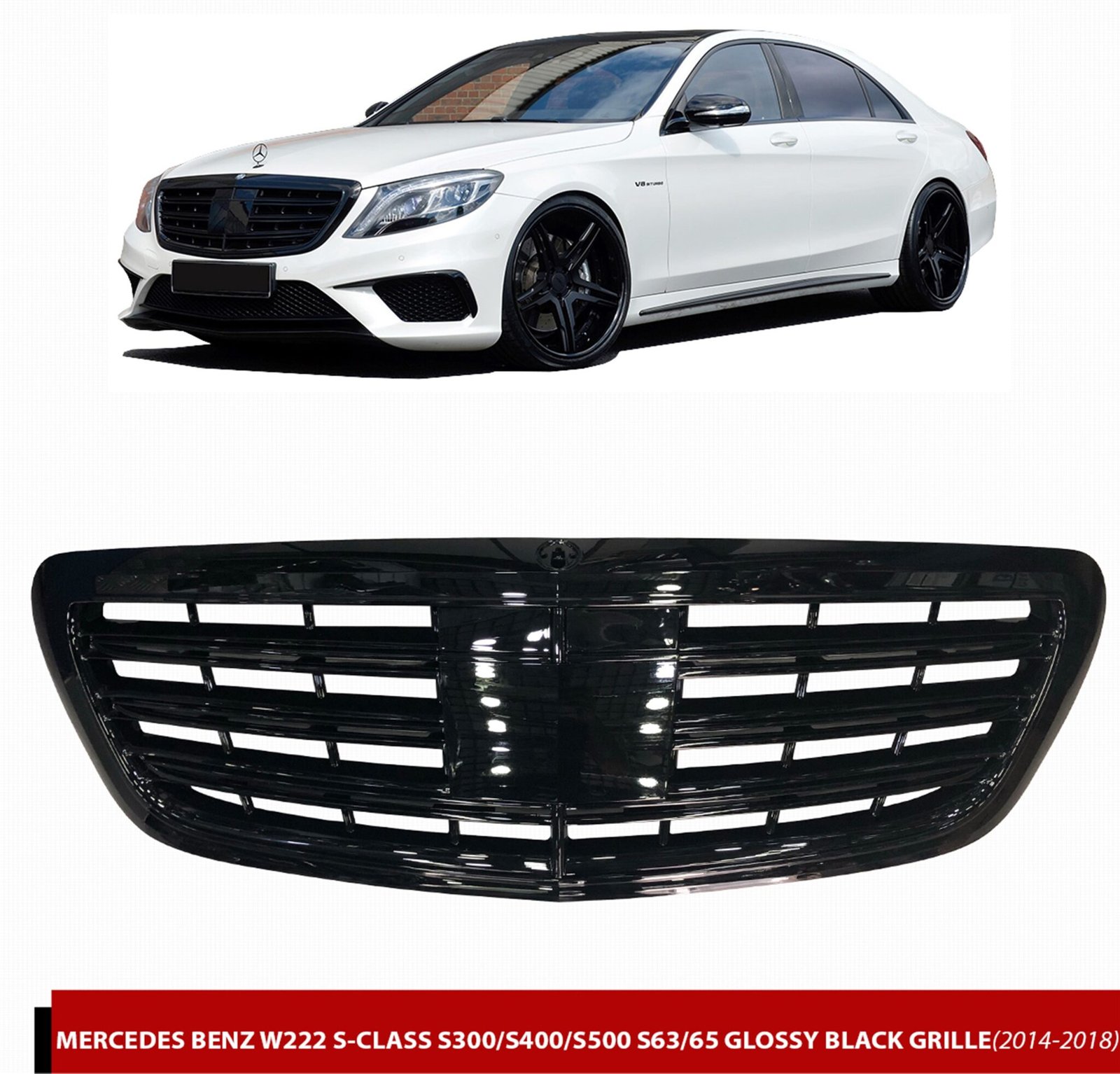 MERCEDES-BENZ W222 S-CLASS S300/S400/S500 S63/65 GRILLE (2014-2020 ...