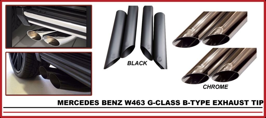 MERCEDES-BENZ W463 G-CLASS B-TYPE EXHAUST TIP – Auto World