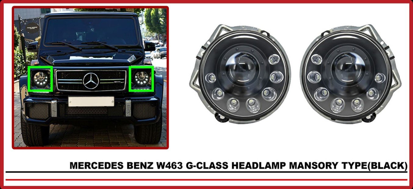 MERCEDES-BENZ W463 G-CLASS HEADLAMP MANSORY TYPE – Auto World