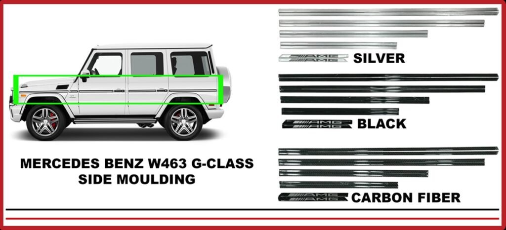 MERCEDES-BENZ W463 G-CLASS SIDE MOULDING – Auto World
