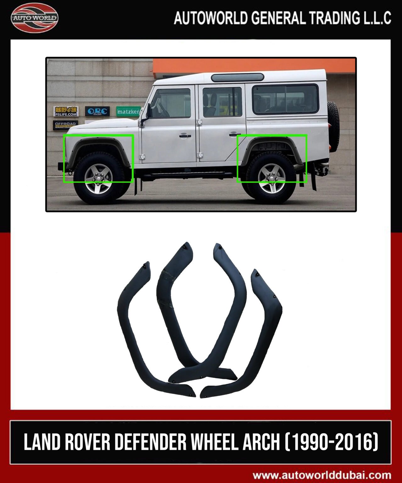 LAND ROVER DEFENDER WHEEL ARC (1990-2016) – Auto World