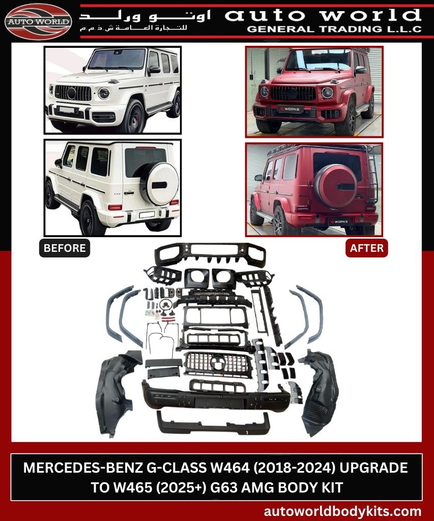 MERCEDES-BENZ W464 G-CLASS (2018-2024) UPGRADE TO W465 (2025+) G63 AMG ...