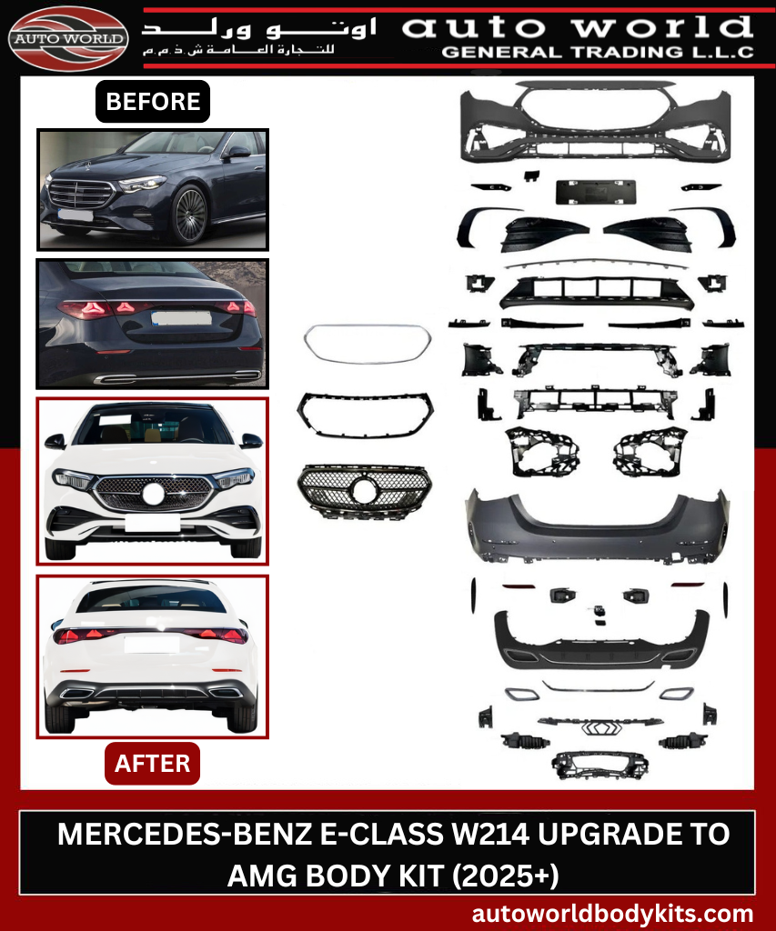 MERCEDES-BENZ E-CLASS W214 UPGRADE TO AMG BODY KIT (2025+) – Auto World